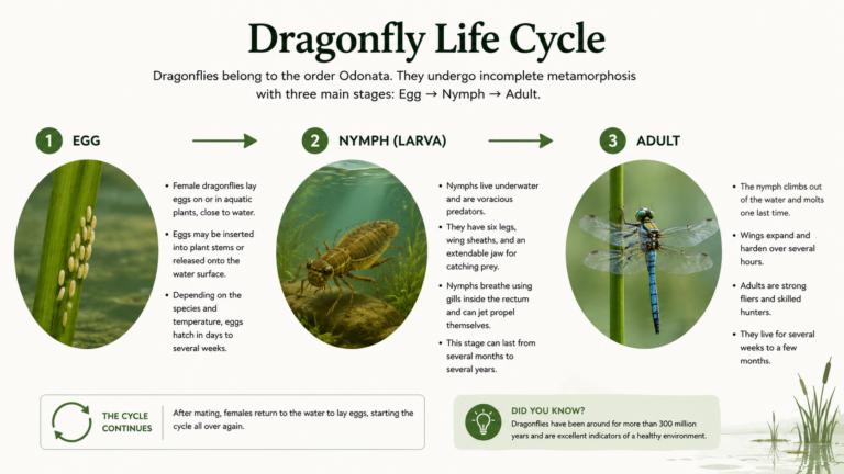Dragonfly Life Cycle Explained: From Egg to Adult Dragonfly